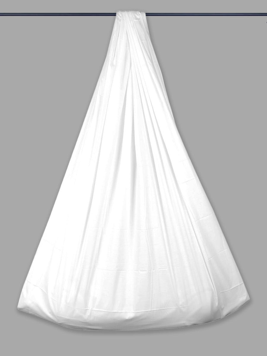 Premium Soft Cotton White Stitched Hammock/Cradle/Thottil/Jhula Cloth ...
